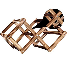 Cabilock Dining Table Decor Wooden Wine Bottle Holder Natural Wine Display Shelves Wine Storage Stand Wine Rack Wine Cellar Racks for Home Kitchen Pantry Cabinet Bar (Brown) Rustic Decor