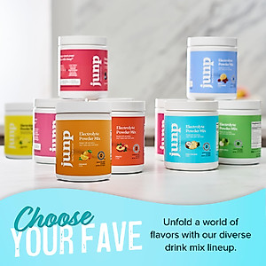 JUNP Electrolytes Powder No Sugar No Carbs – Pina Colada Coconut Pineapple Keto Electrolyte Drink Mix - Potassium & Salt Hydration Powder Electrolytes - Zero Calorie Sugar Free Electrolyte Powder 90ct