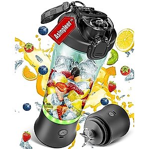 Personal Blender, Portable Blender for Shakes and Smoothies with 6 Blades, 20 Oz Mini Blender Portable with USB Rechargeable, Made with BPA-Free Material Personal Blender for Kitchen, Home, Gym