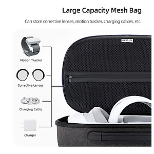 Aoyygg Storage Bag for PICO 4 VR Glasses, All-in-one Head Protective Carrying Case for PICO 4 Hard Shell Shock Absorption Carry Suitcase Protection Accessories