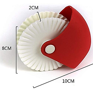 HYG Pastry Wheel Decorator and Cutter Beautiful Pie Crust, Plastic Pastry Pie Decoration Cutter Wheel Roller, Lattice Cutter Pastry Tool for Beautiful Pie Crust or Ravioli Pasta