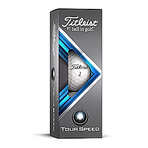 Titleist Tour Speed Golf Balls , 12 Count ( Pack of 1)