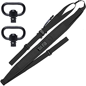 Tacticon Battle Sling Elite | Padded Adjust QD 2 Point Rifle Sling | Disabled Combat Veteran Owned Company | 2 Point Slings | Included QD Mounts | Tactical Accessories