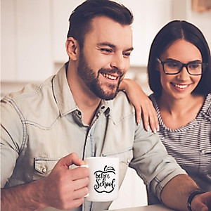 Before School After School Teacher Wine Glass + Coffee Mug Gifts Set - For Teachers, Grad School, Counselor, Day Care Worker, Aide, Principal, Kindergarden, Or Law School Care Package