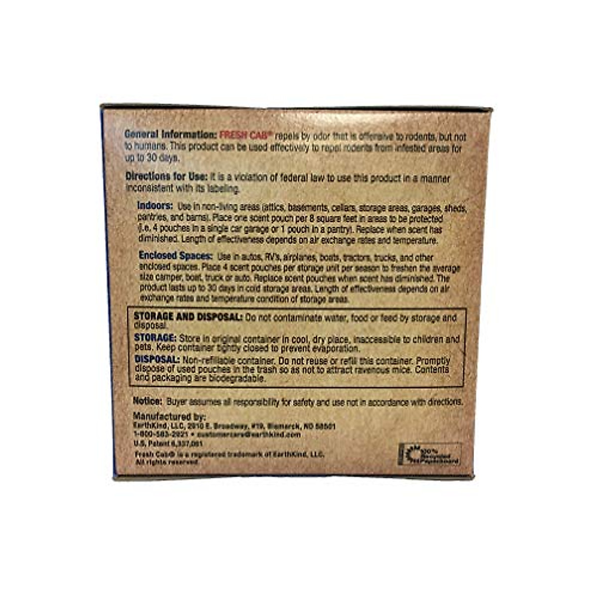 Fresh Cab Rodent Repellent, 6 Pack