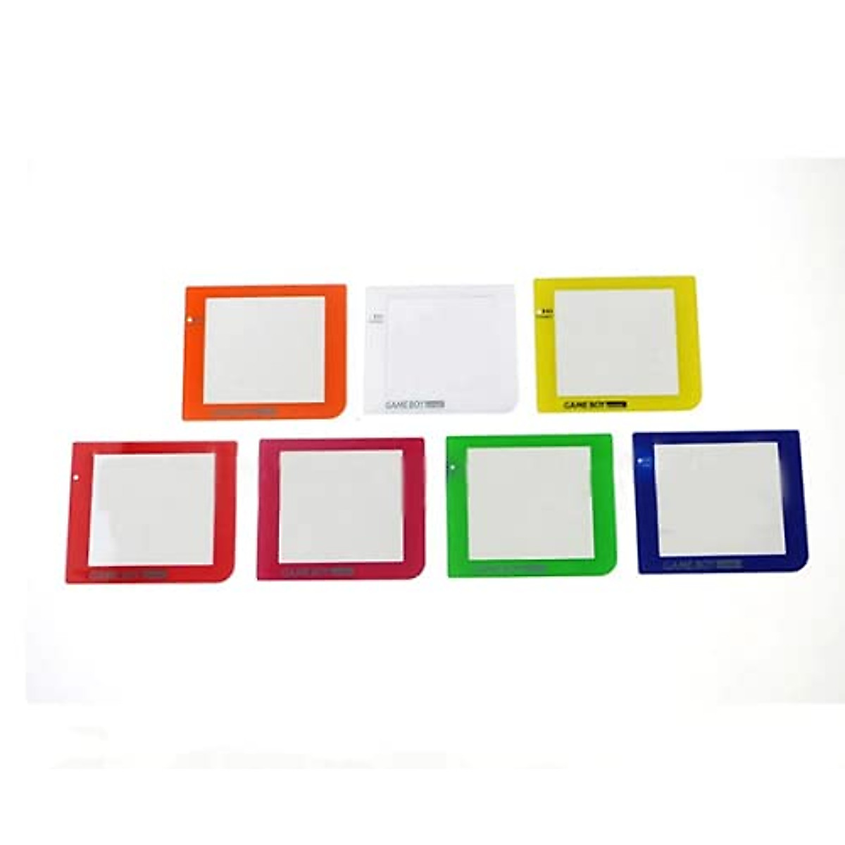 Plastic Protective Screen Lens Protector Cover for Game Boy Pocket GBP Replacement (Black)