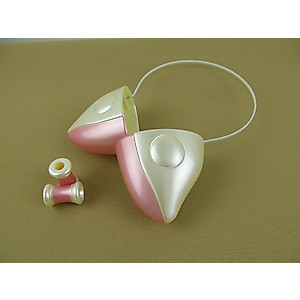 Happylifehere White Pink Hair Band Set Maid Ears Hand Made Anime Cosplay Prop Gift