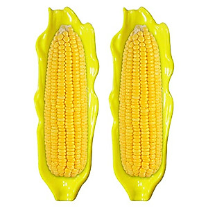 4 Pack Plastic Corn Trays, Corn Holders for Corn on the Cob Dishes, Corn Holders Cob Dinnerware for Sweet Butter Corn Container for Kitchen Barbecue Tool - Easy Clean