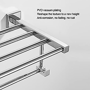 Towel Racks,Towel Rails, Towel Rack Bathroom Accessory Set, Full Corner Basket Rack/Tissue Basket/Bath Towel Rack B60Cm/a