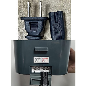 Buddew Power Cord - 12/24V/Car Charger & 110-230V Home/Office Wall Charger Compatible wtih Buddew Electric Lunch Box ABY Series, Portable Electric Heating Bento Box Power Cable