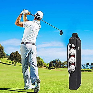 AROUY Golf Cooler Bag - Golf Accessories for Men and Small Soft Cooler Bags Insulated Beer Cooler Holds a 6 Pack of Cans or Two Bottles of Wine, Golf Sports Bags