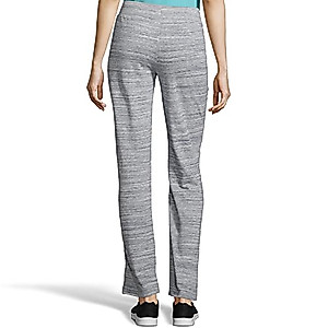 Hanes Women's French Terry Pant, Navy Space Dye, Large