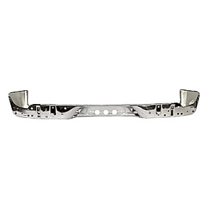 BUMPER-KING Rear Bumper Compatible with 2007-2013 Toyota Tundra Pickup 07-13 TO1102244 Chrome without Park Assist