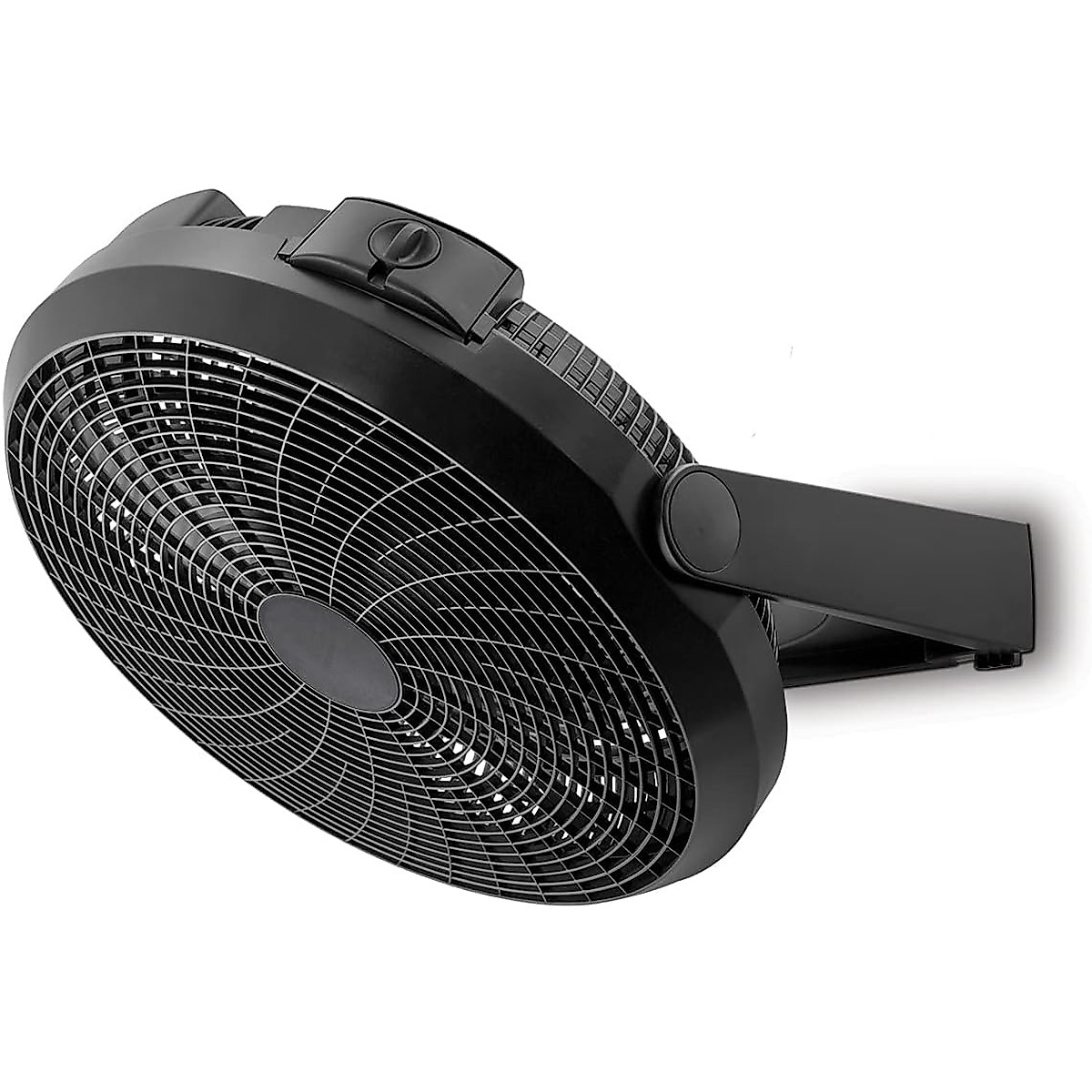 SOHLER 20 Inch High Velocity Powerful Air Circulator Fan, Ideal for Home, Bedroom, Wall Mount Option, White Noise Quiet Operation, 3 Speed Settings, Adjustable 180° Tilt, Black