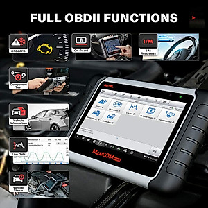 Autel MaxiCOM MK808 Scanner, 2024 Newest Car Diagnostic Scan Tool Same as MX808 MK808Z, All System Diagnosis and 28+ Service, Active Test, Bi-Directional Control, AutoAuth FCA SGW, 21+ Language