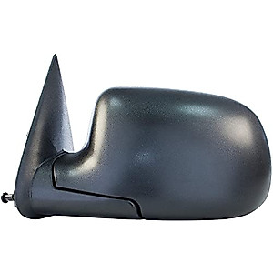 Driver Side Non-Heated Manual Operated Mirror for Cadillac Escalade Chevy Silverado Suburban HD Tahoe GMC Sierra Yukon XL 1500 2500 3500 1999-2007 - Parts Link #: GM1320230