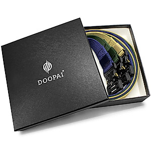 DOOPAI 3 Pack Tactical Belt,Quick Release Military Belt,Riggers Belts for Men