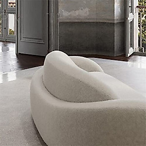 JGQGB Nordic Wood Legs Sofa Bed Vintage Foam Sponge Adults Floor Lazy Couch Lounge Bedroom Furniture