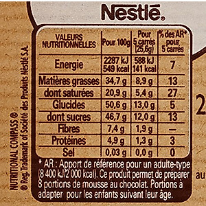 Nestlé Dessert Baking Chocolate 52% (7.2oz)