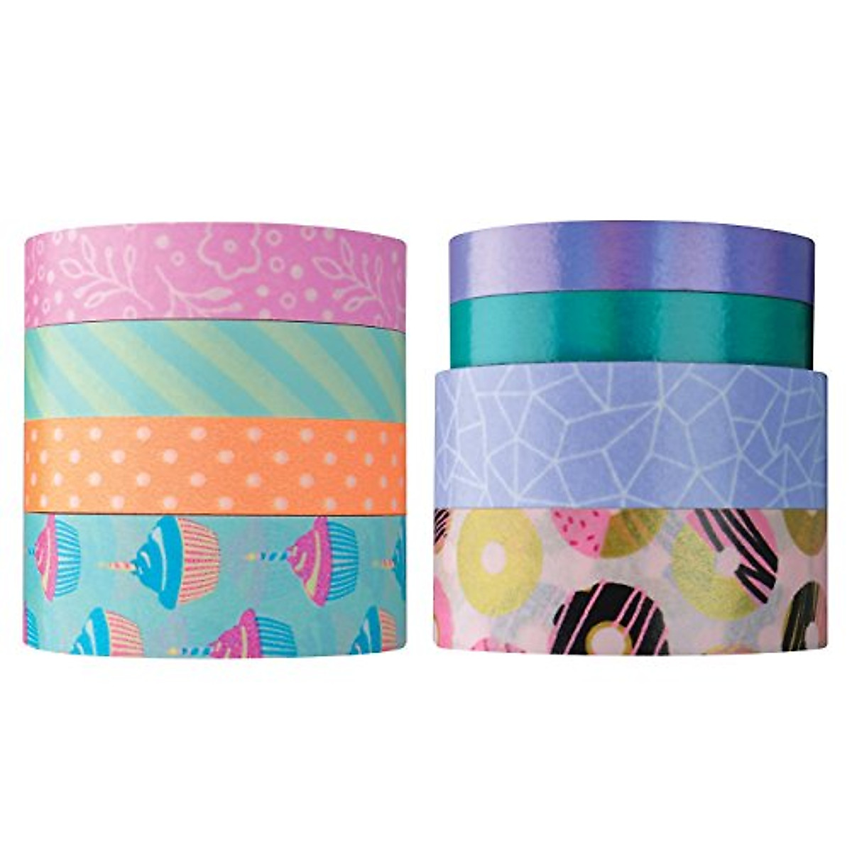 Scotch Expressions Washi Tape, 8 rolls/pack (C1017-8-P2)