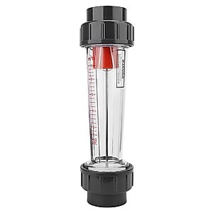 LZS-50（D）Liquid Flowing Rate Gauge 1-10 Tube Type Flowmeter 63mm/2.5in Liquid Flowing Meters Plastic Flat Interface Hydraulic Valve Fittings