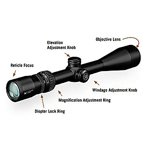 Vortex Optics Sonora 4-12x44 Second Focal Plane Riflescope - Dead-Hold BDC Reticle | Shockproof, Waterproof, Fogproof, Aircraft Grade Aluminum | Unlimited, Unconditional Warranty