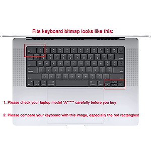 Keyboard Cover Compatible for MacBook Air 15 M2 A2941, 2022 MacBook Air 13.6 inch M2 A2681, 2021-2023 Release MacBook Pro 14/16 M3/M2/M1 Pro/Max A2918 A2992 A2779 A2442 A2991 A2780 A2485 (Rose Gold)