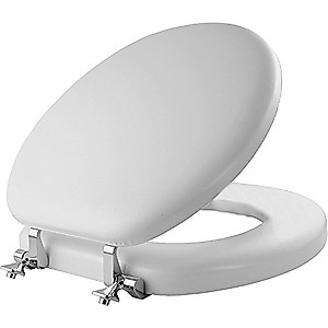 Mayfair 13CP 000 Soft Toilet Seat, 1 Pack Round, White