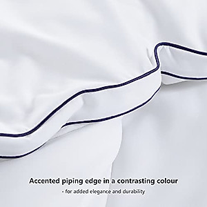 RUIKASI Fluffy Duvet Insert King - Soft Lightweight Summer Cooling Comforter King Size White, Down Alternative, 102x90, Hotel Collection Duvet with Corner Tabs, Machine Washable