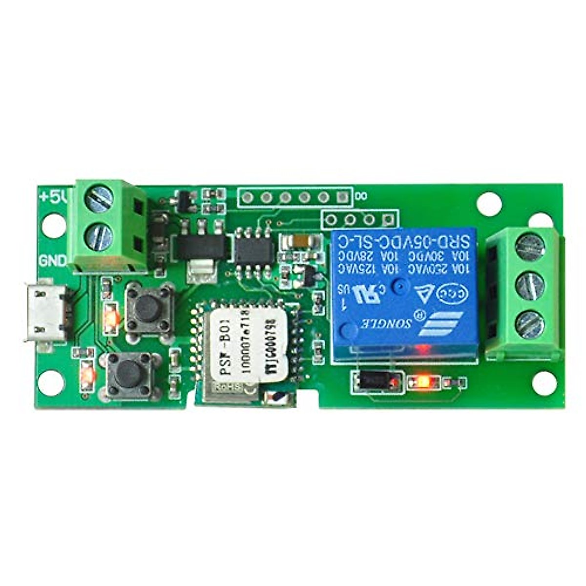 Onyehn SONOFF USB 5V DIY 1 Channel Jog Inching Self-Locking WiFi Wireless Smart Home Switch APP Remote Control Module for iOS/Android
