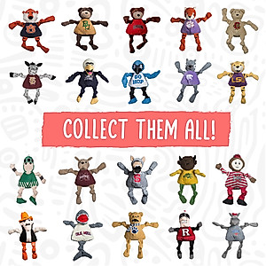 HuggleHounds Knottie Plush Dog Toy - Dog Stuffed Animal Toy, Puppy Toys, Squeaky Dog Toy for Small, Medium & Large Dogs, Durable Plush to Keep Busy, Officially Licensed - LSU Mike The Tiger, Large