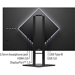 HP New OMEN 27i Monitor 2-Pack - 8AC94AA#ABA - 27" IPS LED QHD FreeSync & G-Sync Compatible Gaming Monitor