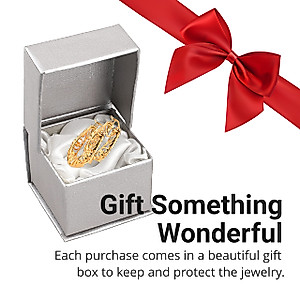 Shop LC Filigree Hoop Earrings - 18K Yellow Gold Plated Hoops - Openwork Basket Hoop Earring for Women Jewelry Birthday Gifts for Women