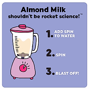 Wilderness Poets SPiN, Organic Almond Milk Concentrate (Vanilla) - 28 Servings - Make Almond Milk or Non-Dairy Creamer for Coffee, Tea, Lattes, Smoothies and Vegan Desserts (16 Ounce)