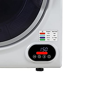 Equator 3.5 cu.ft. 110 V Front Load Compact Digital Sensor Dryer in White