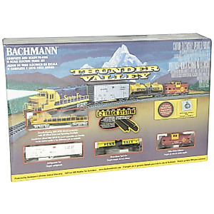 Bachmann Trains - Thunder Valley Ready To Run Electric Train Set - N Scale Multi ,Medium