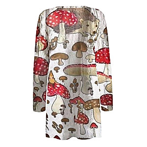 Women's 2023 Fall Fashion Cardigan Sweater Lightweight Open Front Casual Long Cardigans Outfits with Pockets Fall Tops