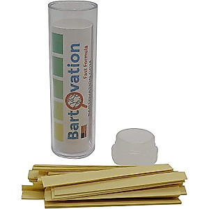 Five Pack Restaurant Quaternary Ammonium (QAC, Multi Quat) Sanitizer Test Paper, 0-500 ppm [5 Vials of 100 Paper Strips]