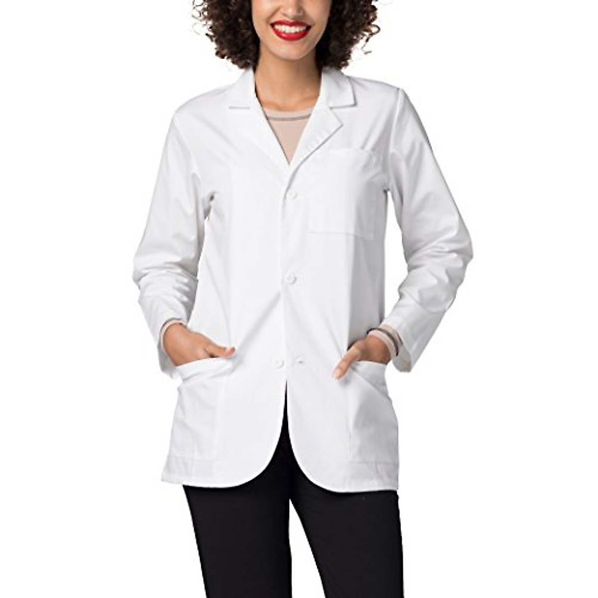 Adar Universal Unisex Lab Coats - Classic 31" Consultation Lab Coat - 805 - White - M