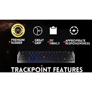 LeFix 3 x Replacements for Super Low Profile Trackpoint Lenovo Thinkpad X1 Carbon 4th 5th 6th Gen|X1 Yoga 1st 2nd 3rd Gen,X13 Yoga Gen 1|X395,X390,X280|X13 AMD Gen 1,X1 Extreme Gen 2,X1 Extreme|