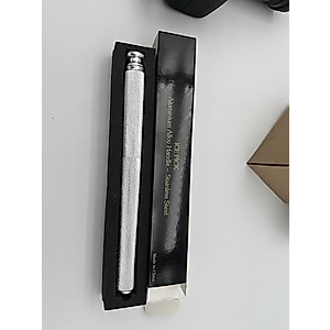 Stainless Steel Ice Pick with Safety Cover, Pick Tool for Breaking Ice, Non-slip Antiskid Handle for Easy to Grip (Silver)