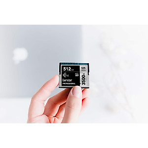 Lexar Professional 3500x 256GB CFast 2.0 Card, Up to 525MB/s Read, for Cinematographer, Filmmaker, Content Creator (LC256CRBNA3500)