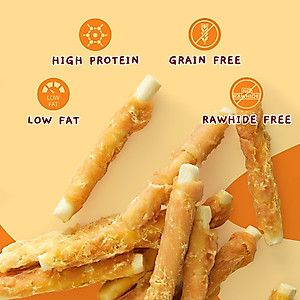 Jungle Calling Chicken Biscuits Dog Treats, Rawhide Free Soft Chewy Treats for Training Rewards,10.6oz