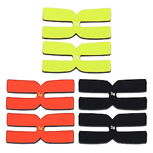 doorslay 6Pcs 3g Tennis Racket Weight Balance Strips Silicone Tennis Racquet Tapes