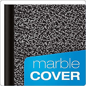 Oxford Composition Notebooks, College Ruled Paper, 9-3/4 x 7-1/2 Inches, 100 Sheets, Black, 6 Pack (63767)