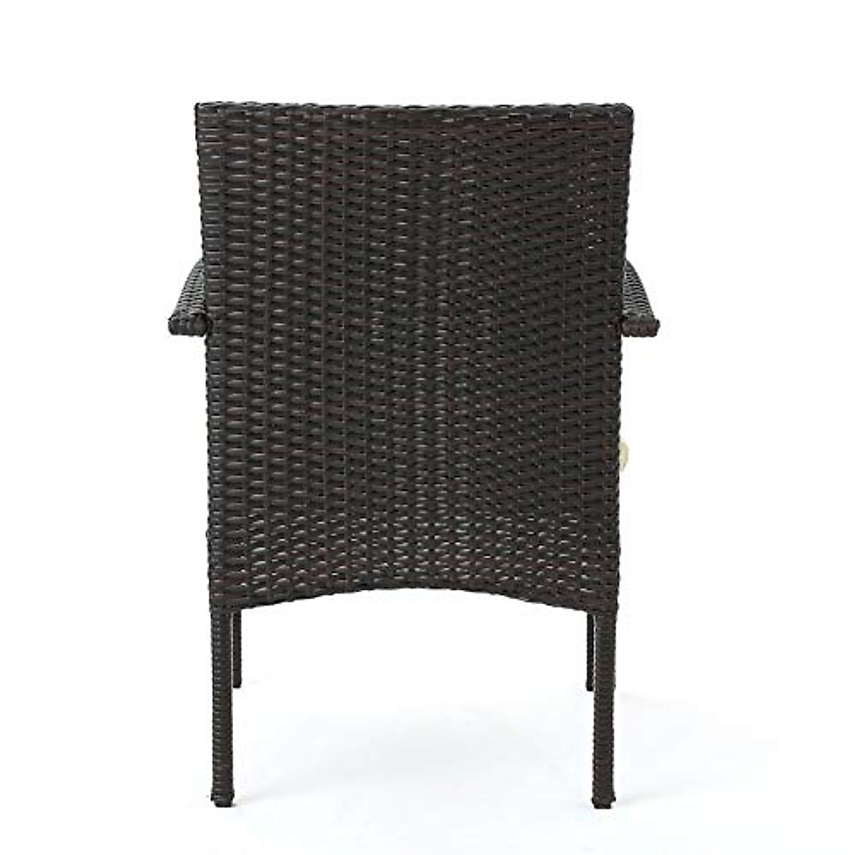 Christopher Knight Home Cordoba Outdoor PE Wicker Dining Chairs, 2-Pcs Set, Multibrown