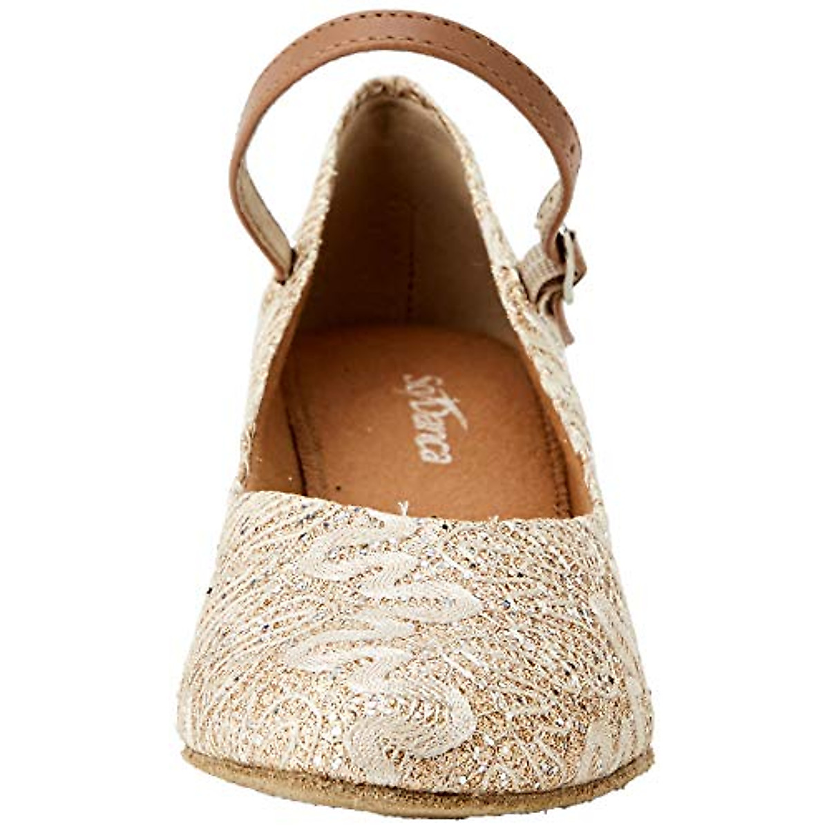 So Danca Women's Ballroom & Latin Shoes, Gold Gold Sparkle Gold Sparkle, 7.5