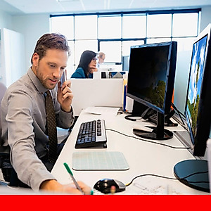 24''W Inch Privacy Screen Filter for Desktop Computer Widescreen Monitor - Anti-Glare, Blocks 96% UV,Anti-Scratch with 16:10 Aspect Ratio