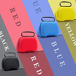 Birsppy KAKUMA Travel Carrying Case for PS5 Controller, Hard Protective Case Storage Bag for Playstation 5 DualSense Wireless Controller (Yellow)