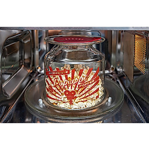 Catamount by Prepara Microwave Popcorn Popper 2.5 Quart Clear
